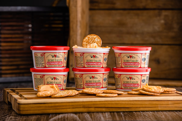 Old Fashioned Garlic Cheese Spread 12-Pack – Echo Valley Meats